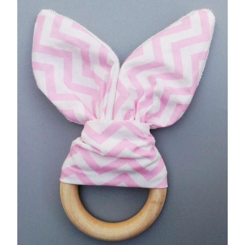 2021 19 Styles Baby Teethers Natural Wood Circle With Fabric Wooden ...