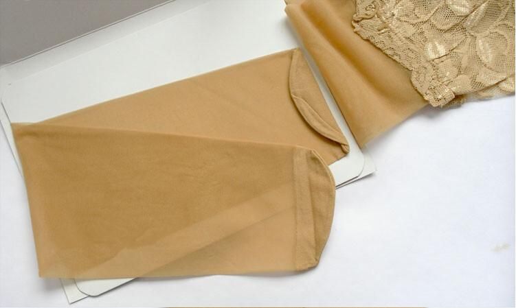 Womens Underwear Sexy Women Socks & Hosiery Sheer Lace Top Silicone Non ...