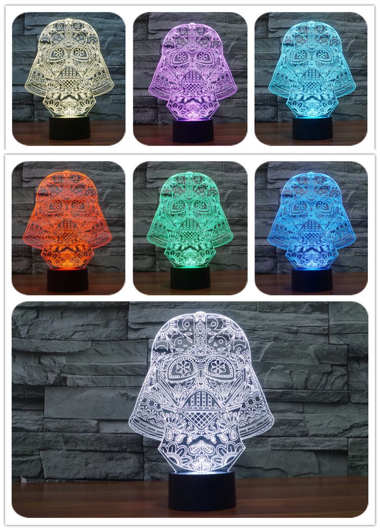 2021 Decoration Christmas Light LED Night Light 3D Optical Changeable ...