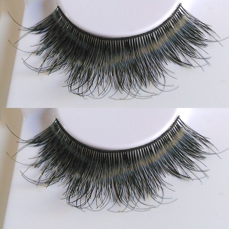 Custom Package Faux Human Hair Fasle Eyelashes Natural Long Thick ...