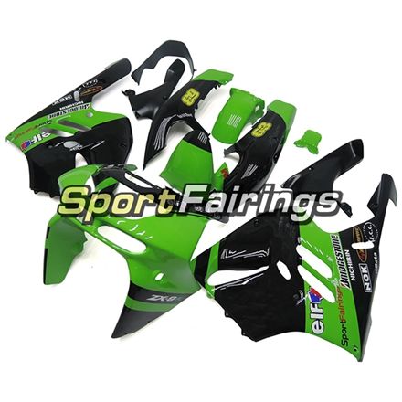 Full Green Black Fairings For Kawasaki ZX9R 1994 1995 1996 1997 ABS ...