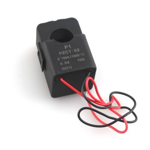 Pzct 02 Split Core Current Transformer Coil Sensor For 100a Amp Energy