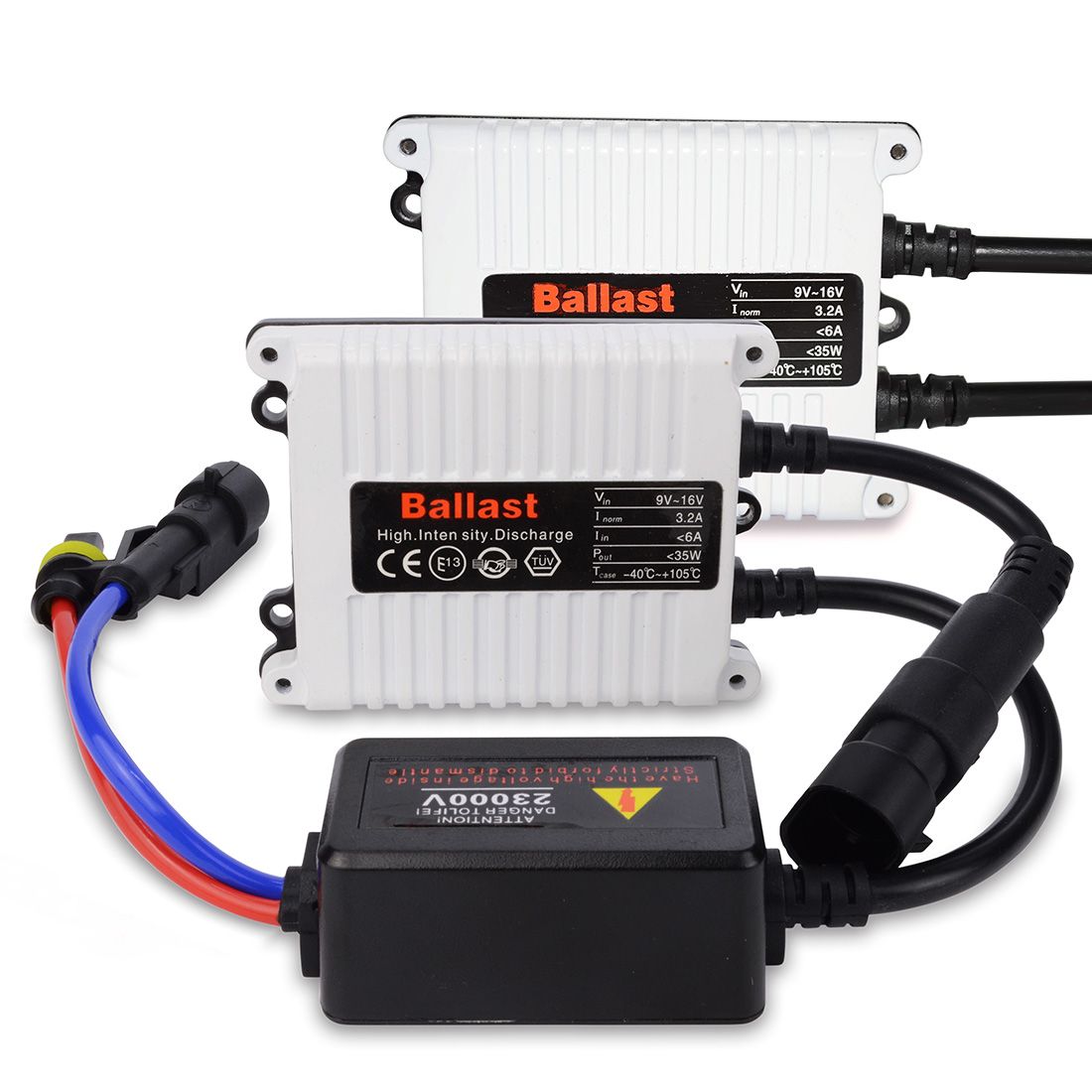 AC 12V 35W Xenon Ballast 35W For Car HID Xenon Conversion Kits Slim HID ...