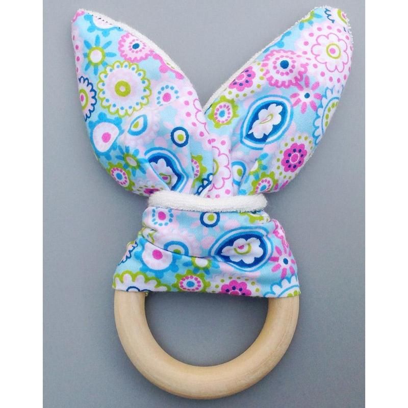 2021 19 Styles Baby Teethers Natural Wood Circle With Fabric Wooden ...