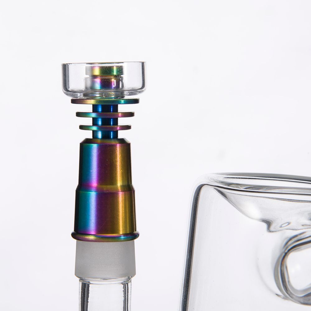 2020 Newest 14mm&19mm Female Jointed Ti Nail With Quartz Bowl Titanium ...