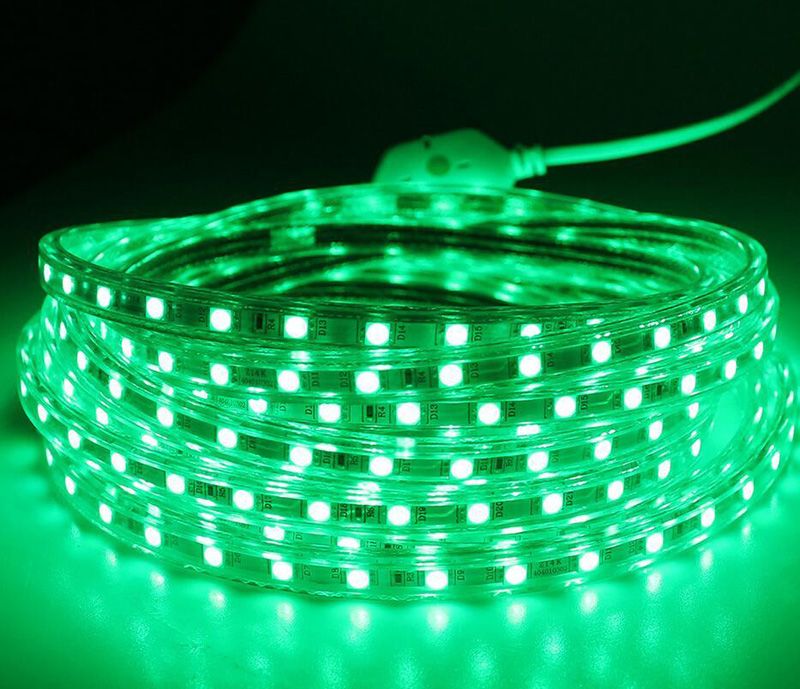 CE RoHS LED Lighting AC 110V 220 240V High Voltage 100m Led Strips 5050 ...