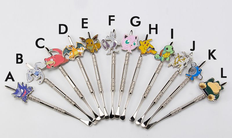 2021 Metal Pipe Dabber Cartoon Metal Dabber Glass Bongs Tool,Water Pipe ...