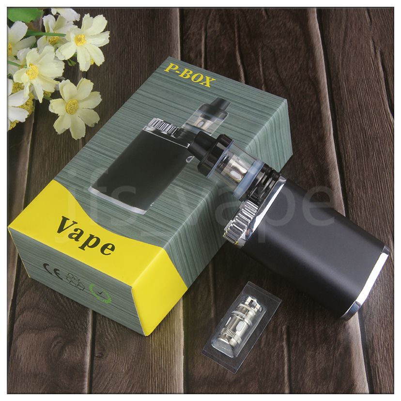 Vape Mechanical P Box Mod 50W Cell Sub .3 Ohm Top Filling 2ml Vapor ...