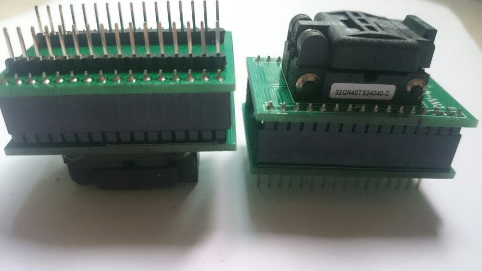 2020 CNV QFN32 DIP Burn In Socket Plastronics 32QN40TS24040 QFN32PIN 0 ...