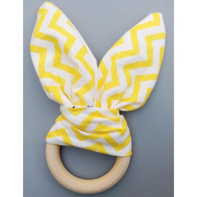 2021 19 Styles Baby Teethers Natural Wood Circle With Fabric Wooden ...