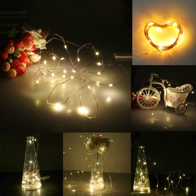 Umlight1688 2018 Christmas CR2032 Button Battery Operated 2M 20LED ...