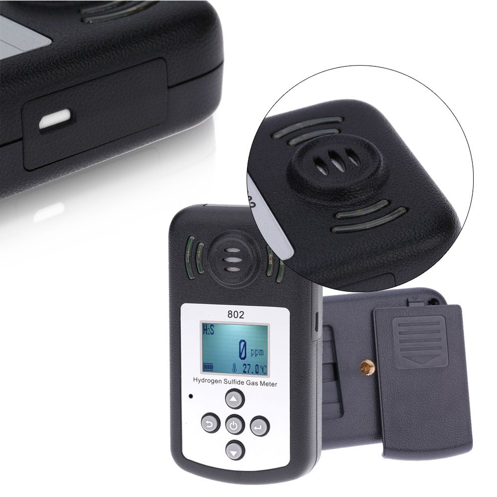 2020 Professional LCD Display Hydrogen Sulfide Gas H2S Meter Gas ...