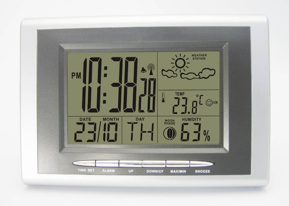 2020 Digital Alarm Clock Radio Controlled Sensor RCC DCF Wireless ...