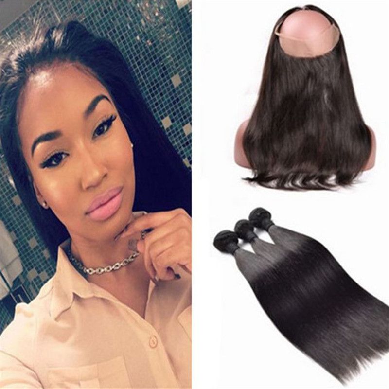 2020 Brazilian Elastic Band Lace Frontal Closure With Bundles Cheap 8A ... 2020 Brazilian Elastic Band Lace Frontal Closure With Bundles Cheap 8A ...