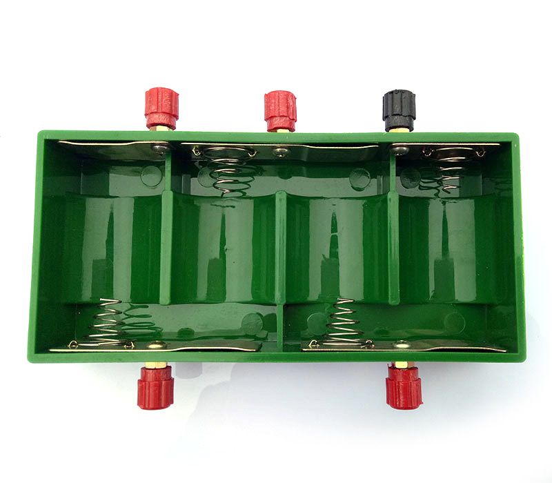 2021 1.5V X2 X4 D Battery Boxs D Battery Holder Enclosed Box Green 3V ...