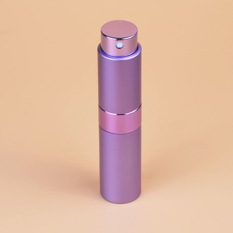 8ml Mini Portable Metal Spinning Round Perfume Atomizer Colorful Spray ...