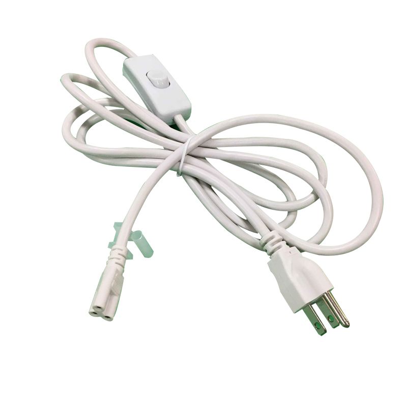 2ft 3ft 4ft 5ft 6ft Tube Lighting Accessories Cable For Integrated T8 ...