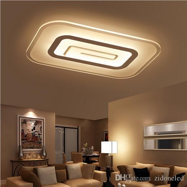 2020 Modern Brief Square Led Ceiling Light Bedroom Ceiling Lamp ...