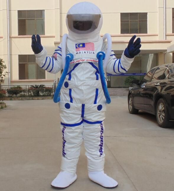 Brand New Adult Astronaut Cosmonaut Spaceman Mascot Costume Suit For ...