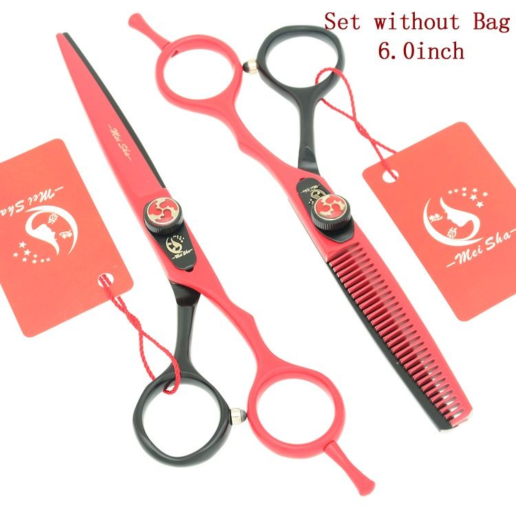 6.0Inch Meisha JP440C Barber Razor Hair Scissors Set Hairdressing ...