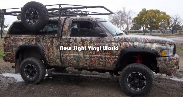 Realtree Camo Truck Decals