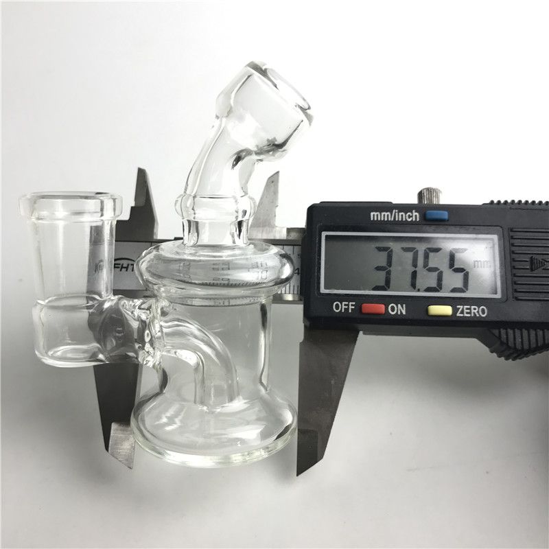 10mm Female Mini Glass Bongs Water Pipes With 4.3 Inch Thick Pyrex ...