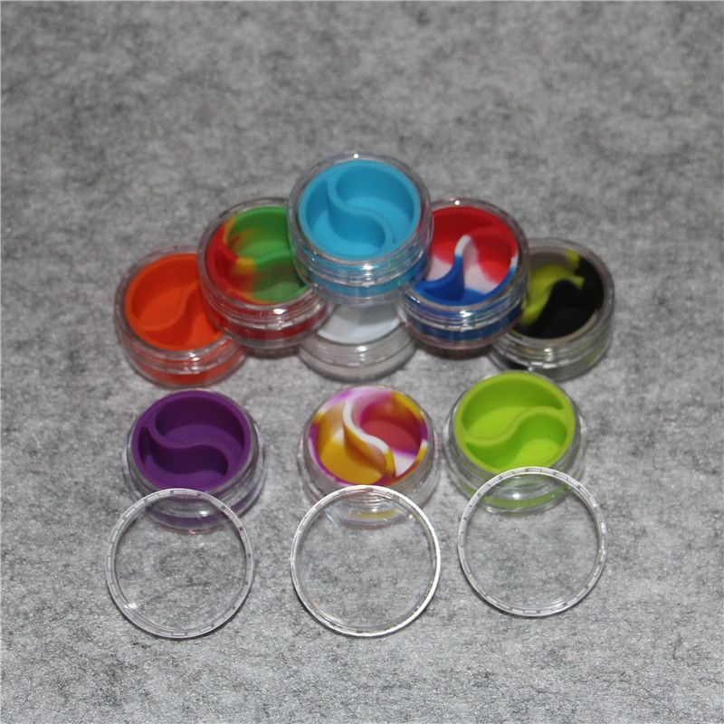 Storage Bottles & Jars Online Sale 10 ML Acrylic Jar Silicone No Stick ...