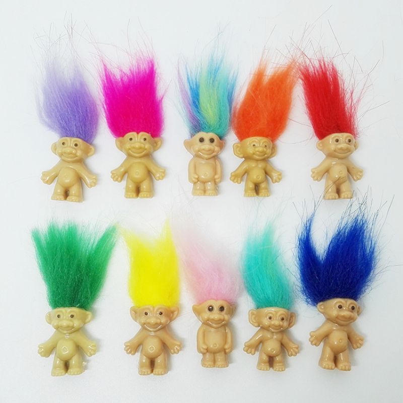 Colorful Hair Mini Doll Toys Cute Party Favors Family Members Daddy ...