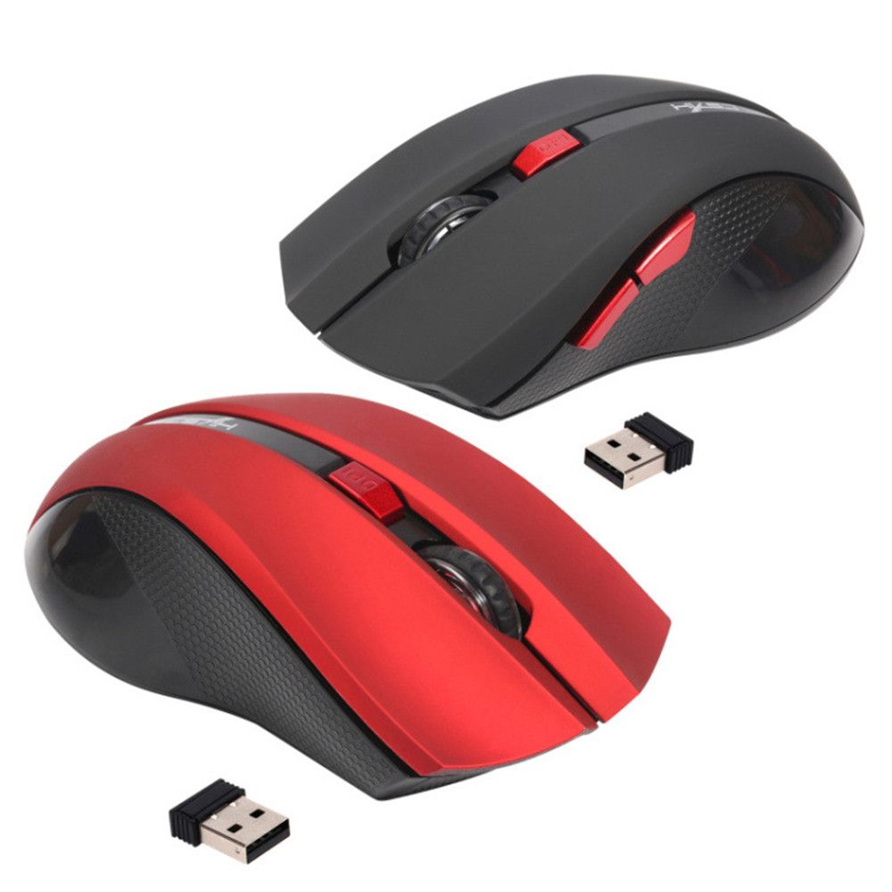 6 Buttons 2.4GHz Wireless USB Receiver Optical Mouse Mice For Laptop ...