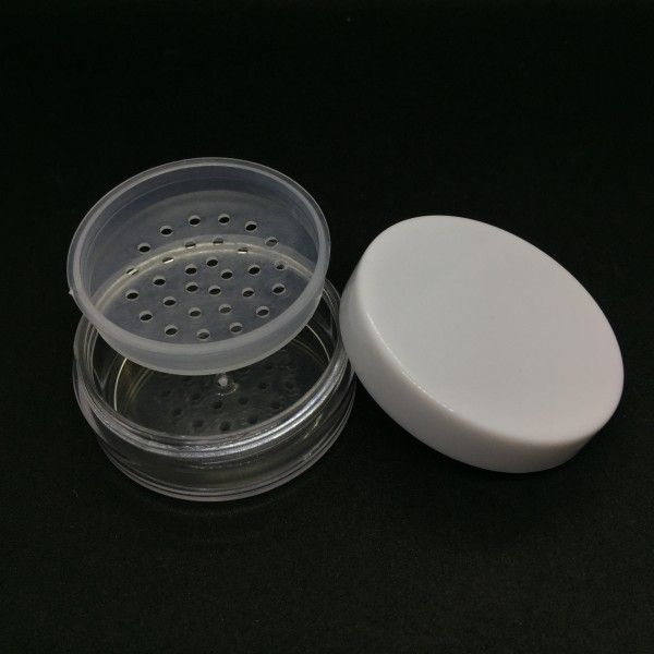 Best Empty Loose Powder Jar 20g Cosmetic Powder Case With Sifter Black ...