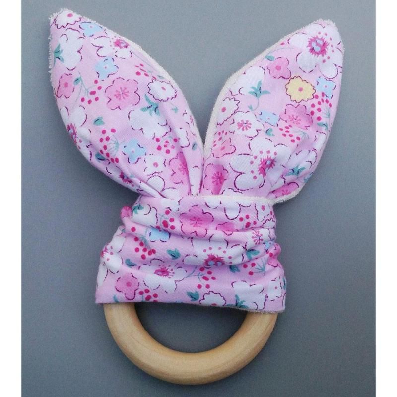 2021 19 Styles Baby Teethers Natural Wood Circle With Fabric Wooden ...