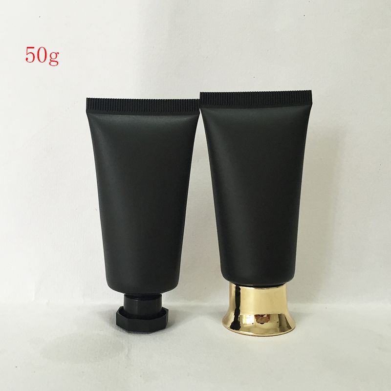 50ML Black Empty Tube Cosmetic Cream Lotion Shampoo Containers Facial ...