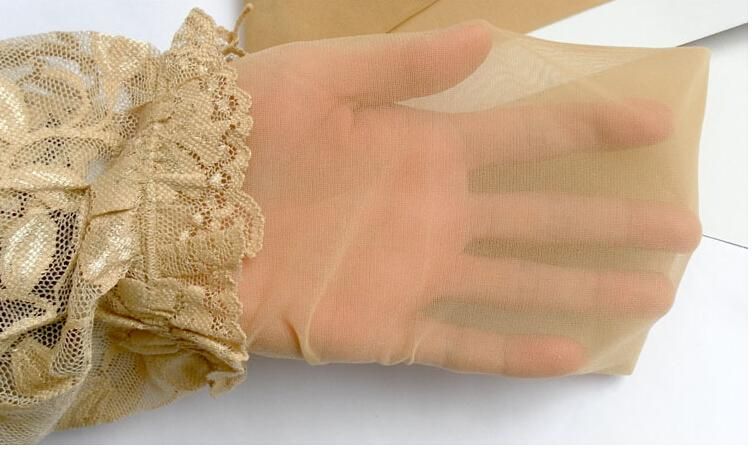 Womens Underwear Sexy Women Socks & Hosiery Sheer Lace Top Silicone Non ...