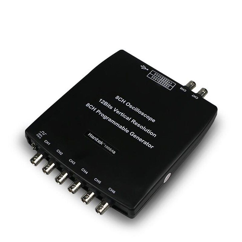 2020 1008B 8 Channel PC USB Auto Scope/DAQ/8CH Generator 8 Channels ...