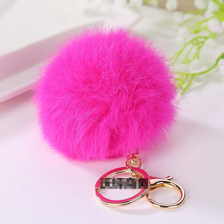 Yarn Puff Ball Keychain at Genevieve Tarrant blog