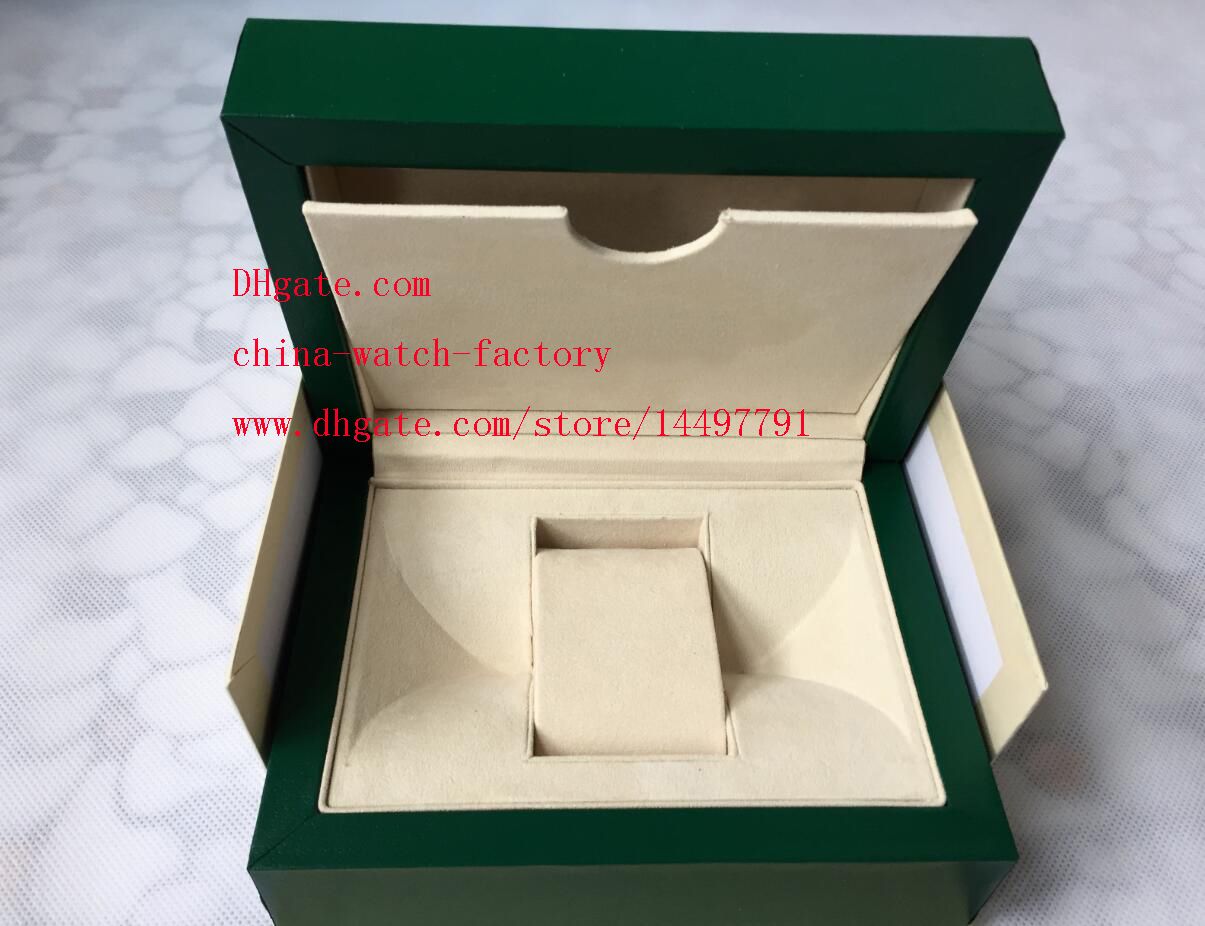 New Style Brand Green Watch Original Box Papers Gift Watches Boxes ...