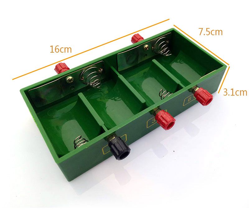 2021 1.5V X2 X4 D Battery Boxs D Battery Holder Enclosed Box Green 3V ...