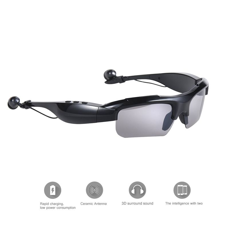 Newest Edition Bluetooth V41 Sunglasses Headphones Sports Stereo Sunglass Headsets With