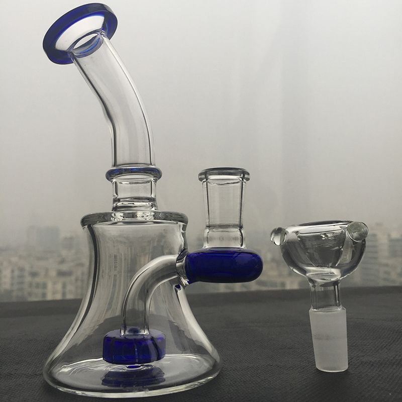 ful Mini Bongs Bent Neck Bongs Small Beaker Bongs With 14mm Joint Green ...