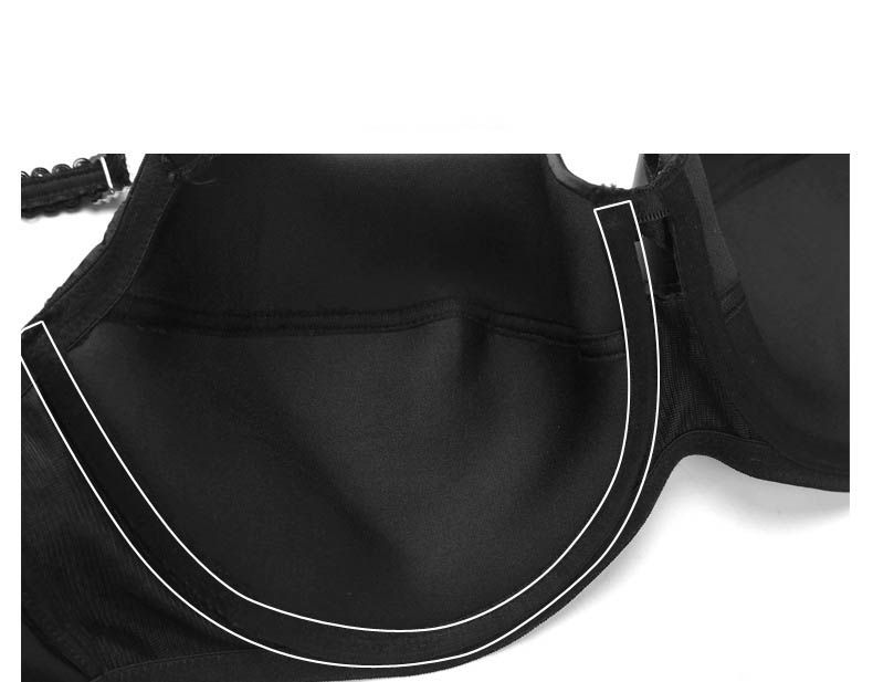 2021 New Glossy Satin Small Section Large Size Large Cups Stereotypes ...