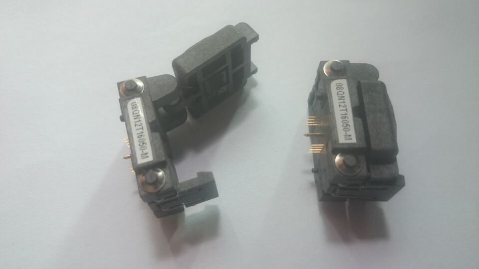 08QN12T16050 PLASTRONICS QFN8PIN IC TEST SOCKET 1.27MM PITCH IC Body ...