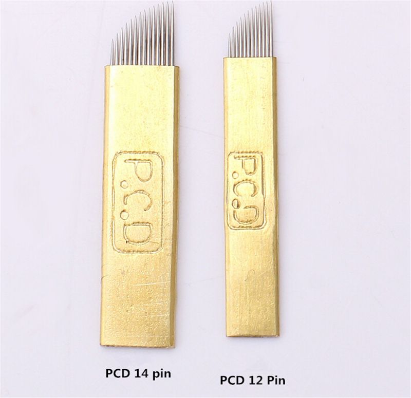 18 Pin U Shape s Permanent Makeup Eyebrow Embroidery Blade For 3D ...