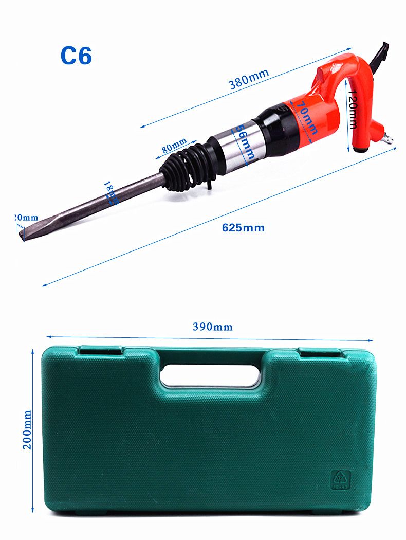 2021 Pneumatic Shovel C6 Castings Deburring Gas Spade Air Pick Remove ...