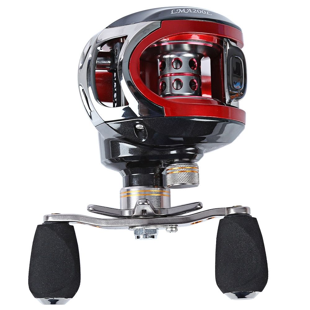 2021 LMA200 Double Brake Baitcasting Reel 11BB Left Hand Baitcasting ...