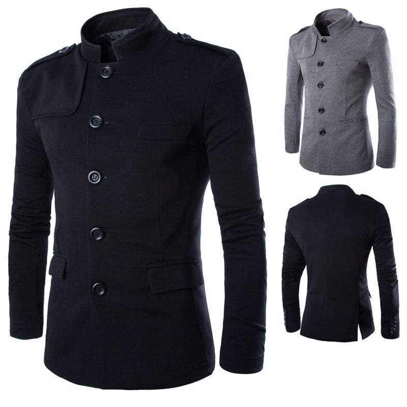 Wholesale Gender Wholesale New Arrivals Men Casual Stand Collar Chinese