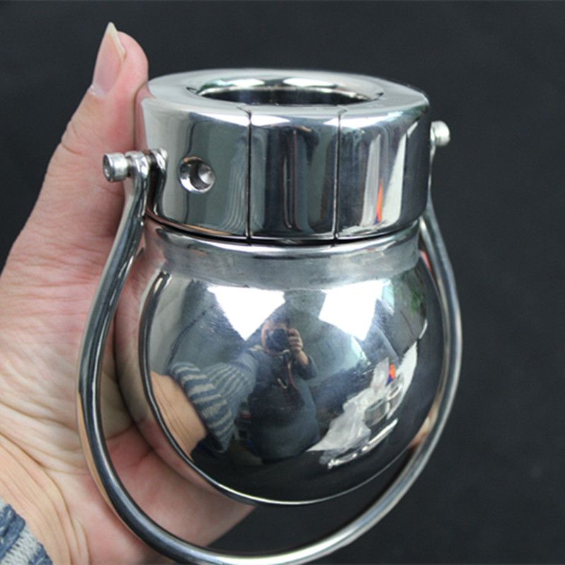 Stainless Steel Scrotum Testicular Alternative Restraints Pendant Cock
