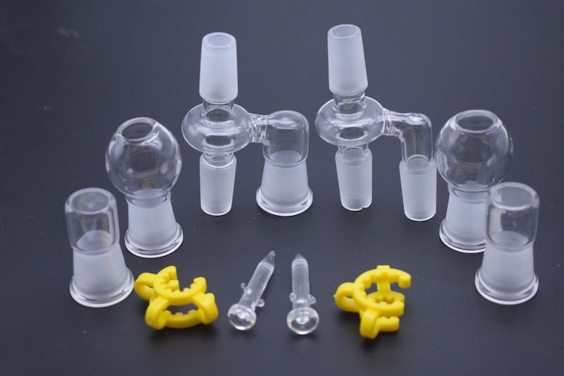 Glass Oil Reclaimer Dropdown Adapter Kit 18mm 14mm Male Female Joint ...
