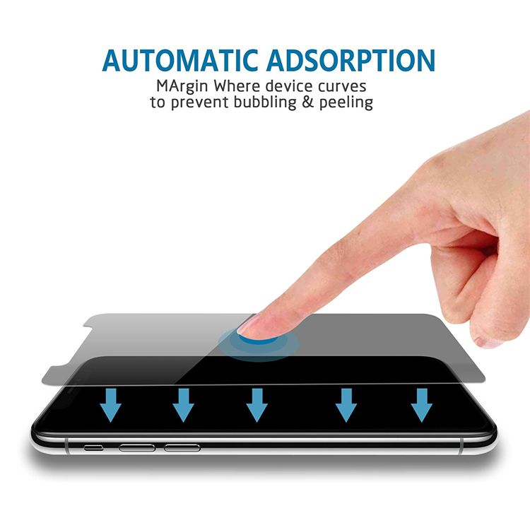 For Samsung Galaxy S9 S8 Plus Note8 Privacy Temered Glass Anti Spy Anti ...