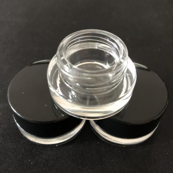 New Bottle 3ml Glass Jar UV Resistant Glass Container Wax Dab Vaporizer ...