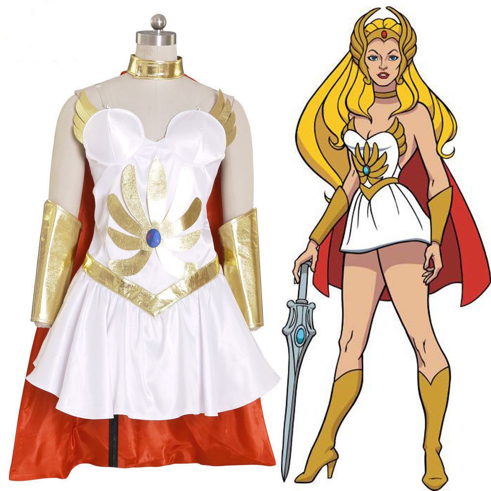 Halloween New Women She Ra Princess Of Power She Ra Dress Costume